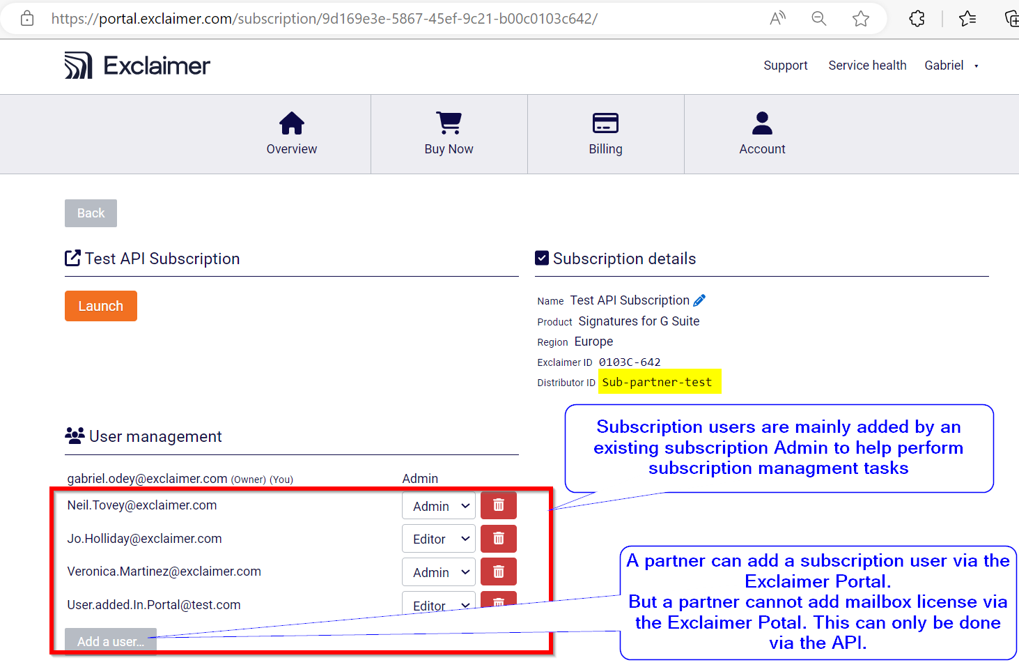API FAQ – Exclaimer Distributor Network